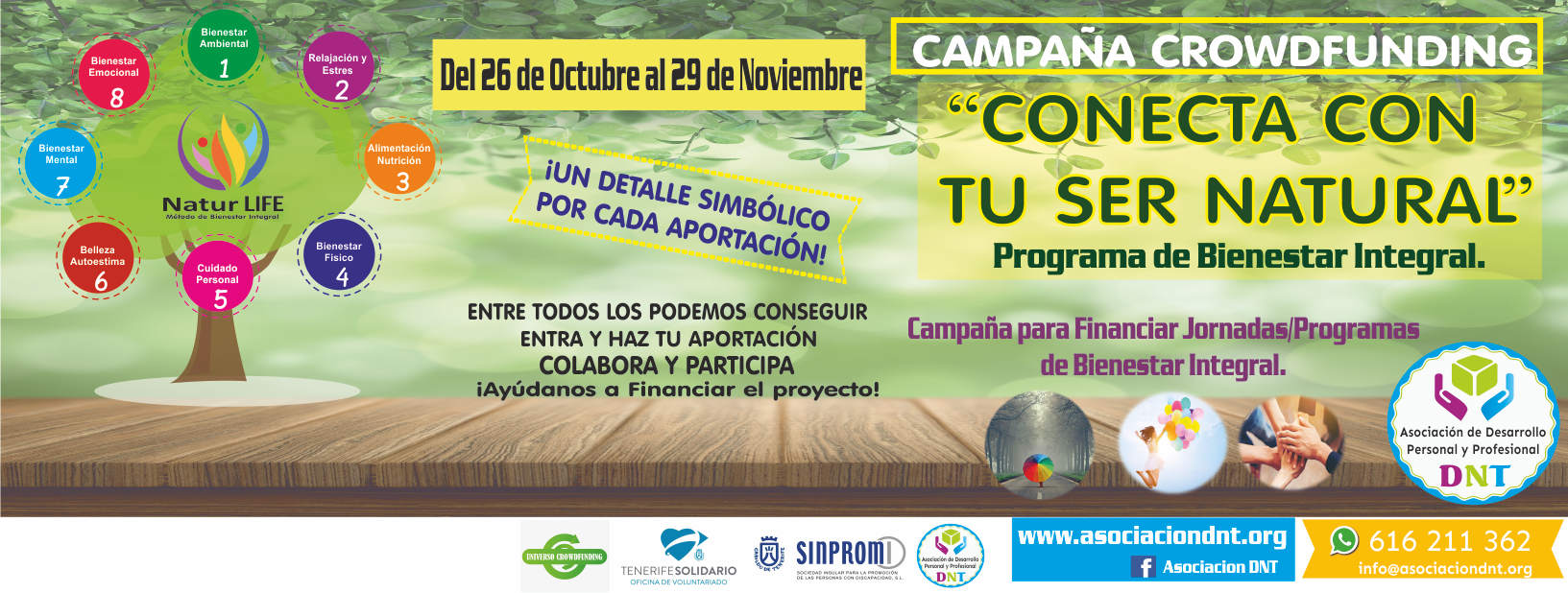 Conecta con tu Ser Natural - Programa de Bienestar Integral - ASOCIACION DNT